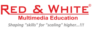 Red & White Multimedia Education